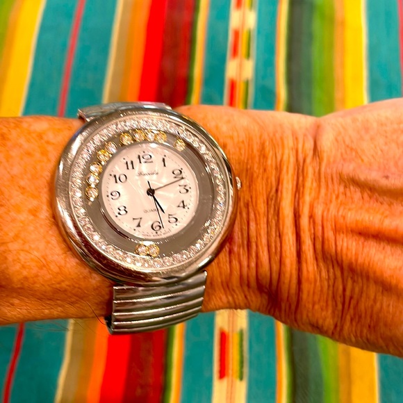 Lucida | Accessories | Fashion Watch With Bling | Poshmark
